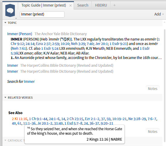 BUG? relationship of related verses is less than obvious ... to put it politely - Logos Community